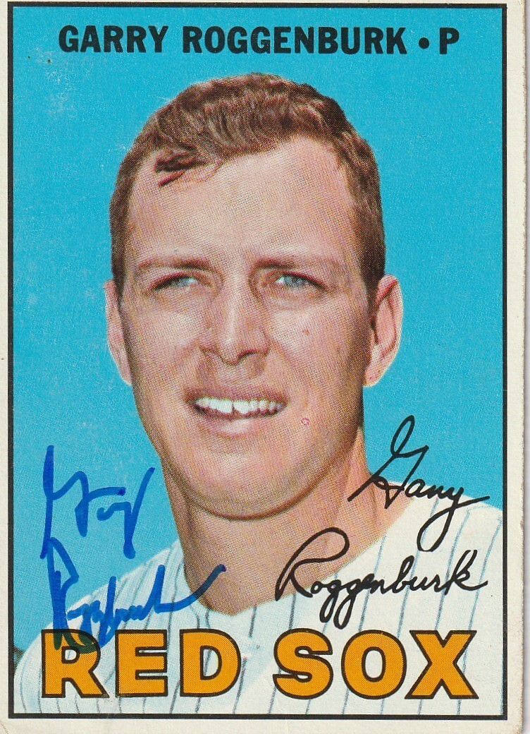 GARRY ROGGENBURK BOSTON RED SOX SIGNED 1967 TOPPS CARD #429 | eBay