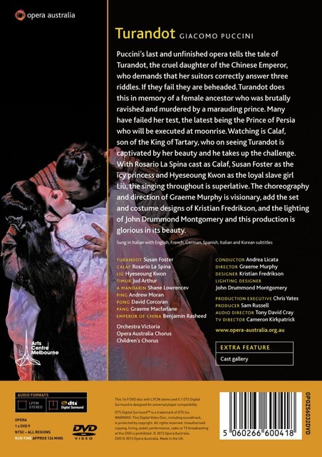 Turandot (DVD) for sale online | eBay