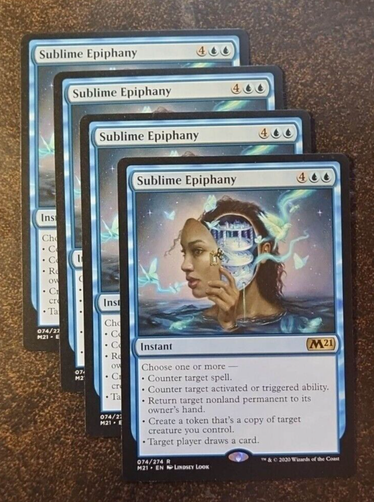 4x Sublime Epiphany rare instant cards - Core Set 2021 - NM/VG | eBay