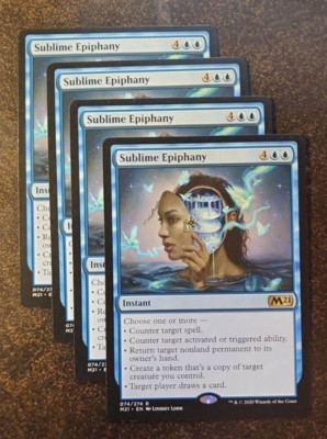 4x Sublime Epiphany rare instant cards - Core Set 2021 - NM/VG | eBay