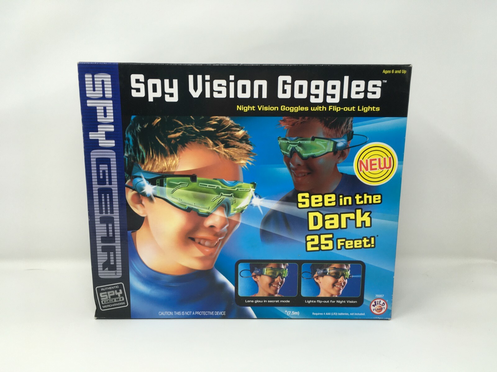 🥽 2002 Spy Gear Spy Vision Goggles by Wild Planet Toys No. 70057 SEALED ...