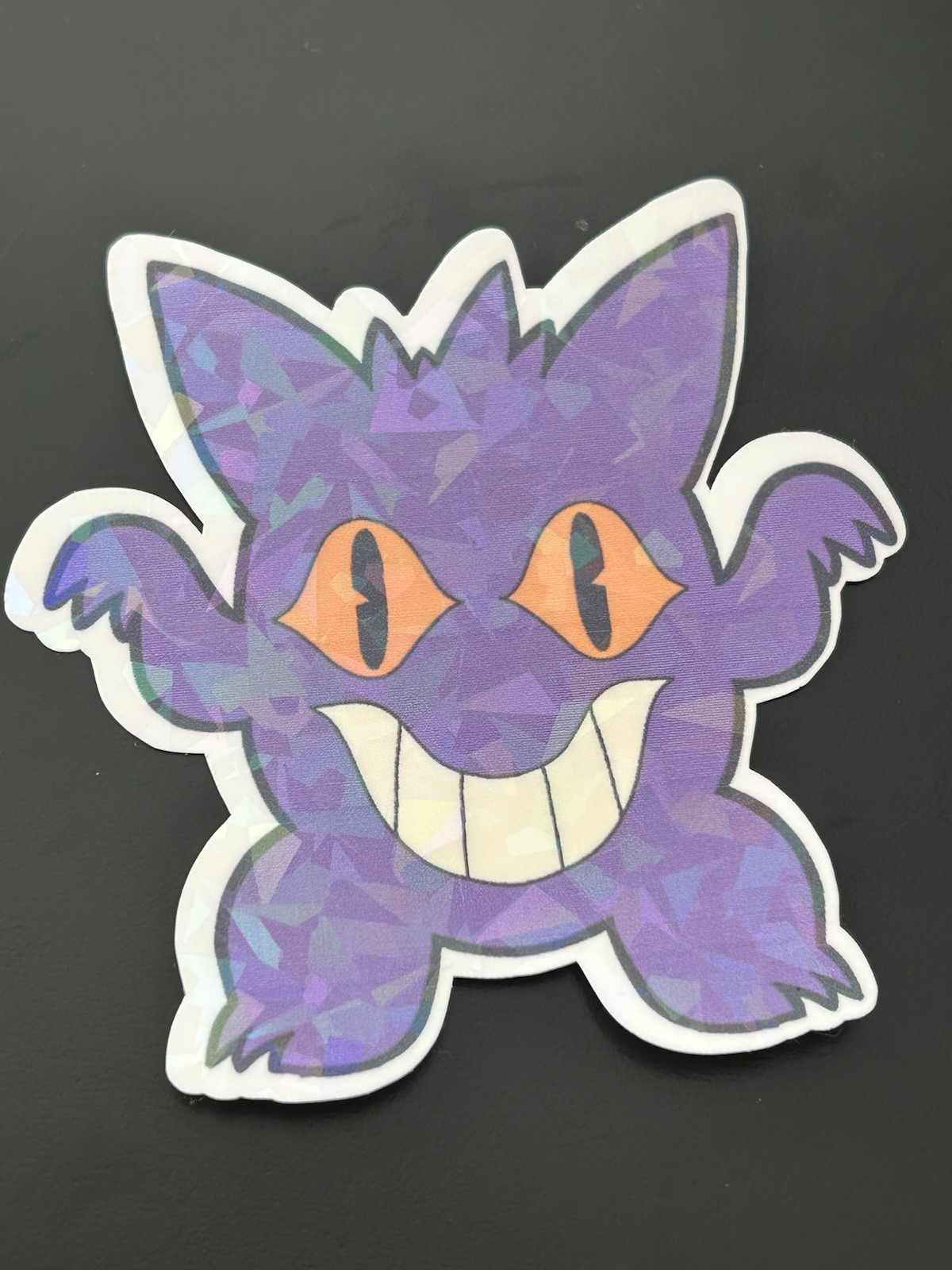Kooky Spooky 2.0 Gengar Halloween Pokémon Fan Art Holographic Sticker ...