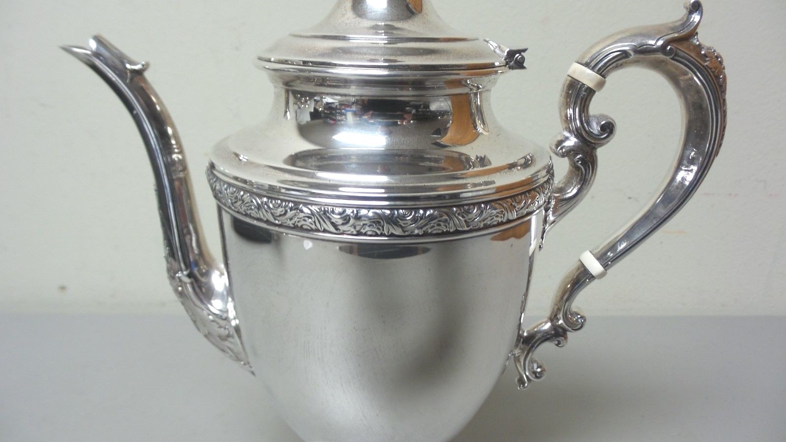 Alvin CHASED ROMANTIQUE Sterling Silver 5-Piece Coffee / Tea Set, 2425 ...