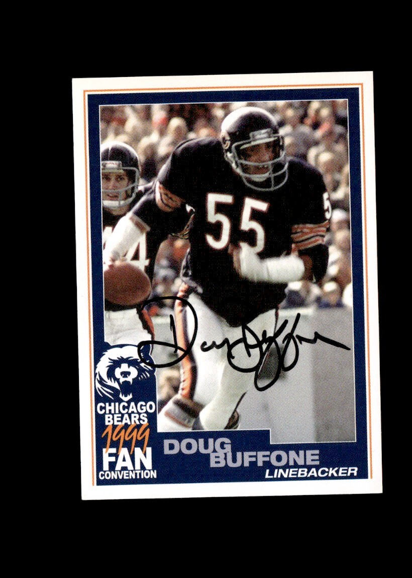 Doug Buffone 1999 Chicago Bears Fan Convention authentic autographed ...