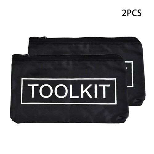 2*Waterproof Tool Kit Travel Pouch Storage Small Zipper Tote Bag Tools ...