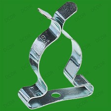 10x T8 Fluorescent Tube Holders 1" Terry Spring Clips 25mm Pipe Tool ...