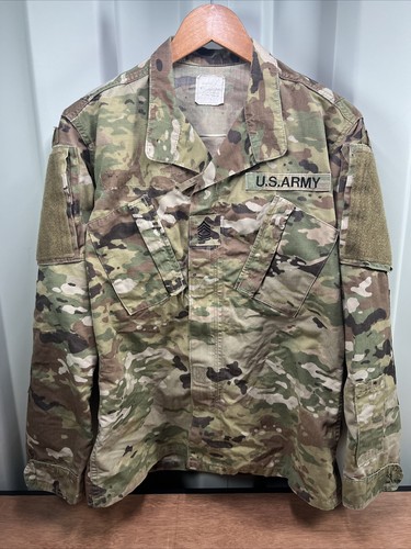 US Army OCP Combat Blouse Long Sleeve Top Jacket Coat Small Regular w ...