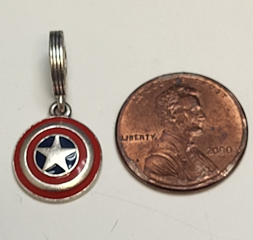 Authentic PANDORA Marvel The Avengers Captain America Shield Charm ...