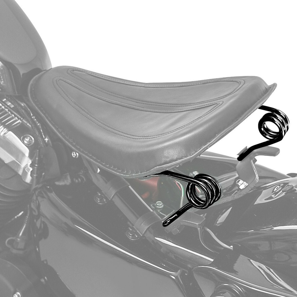 Motorcycle 2" Black Scissor Torsion Solo Seat Springs For Harley ...