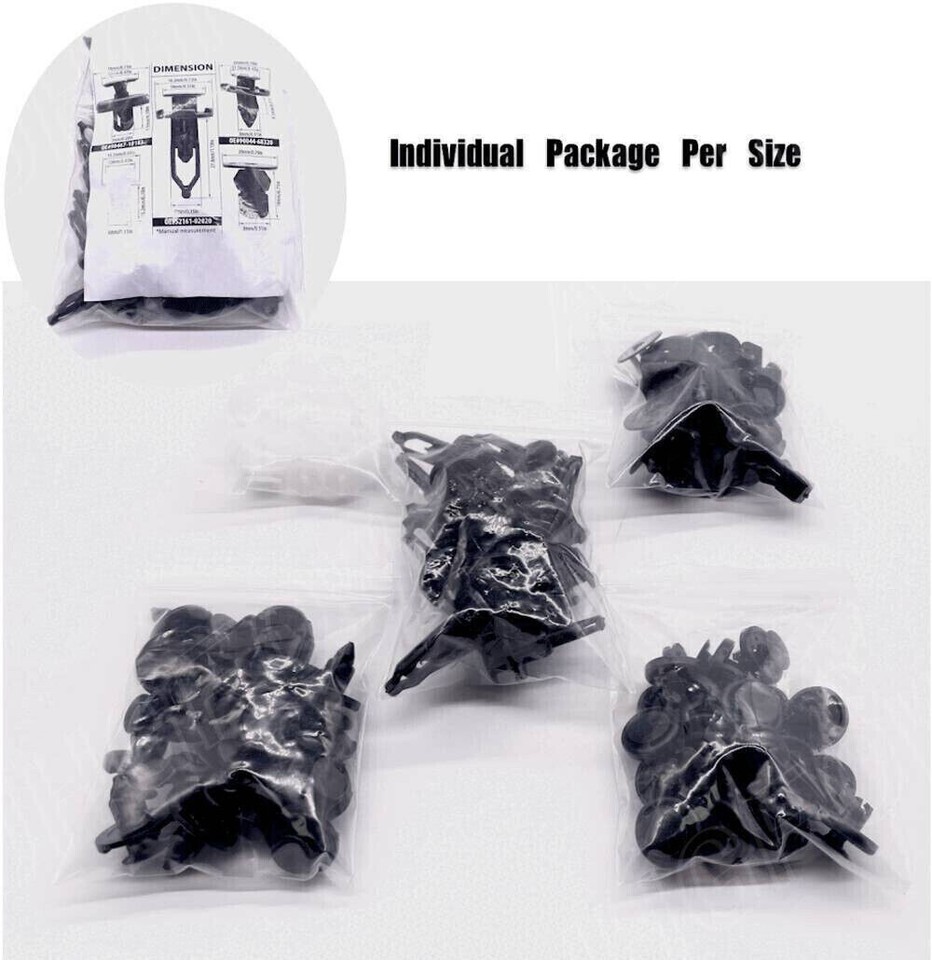 For Toyota car Fixing Fastener Bumper Fender Liner Push Type Retainer ...