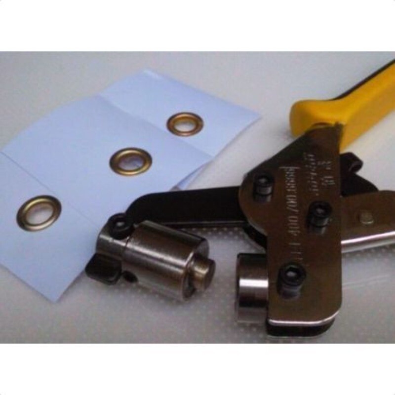 Portable Hand Press Grommet Eyelet Punching Machine Tool for Eyelet #4 ...