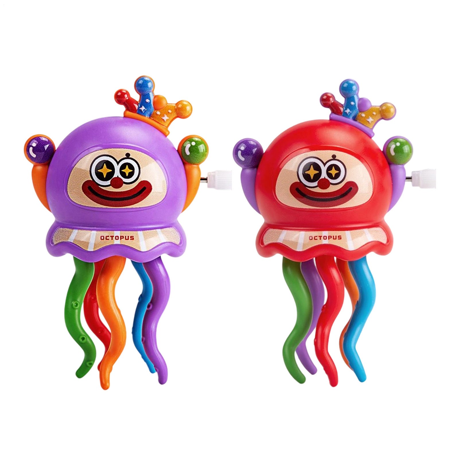 Electric Octopus Toy Smart Auto-Action Clown Octopus Wind Up Toy For ...