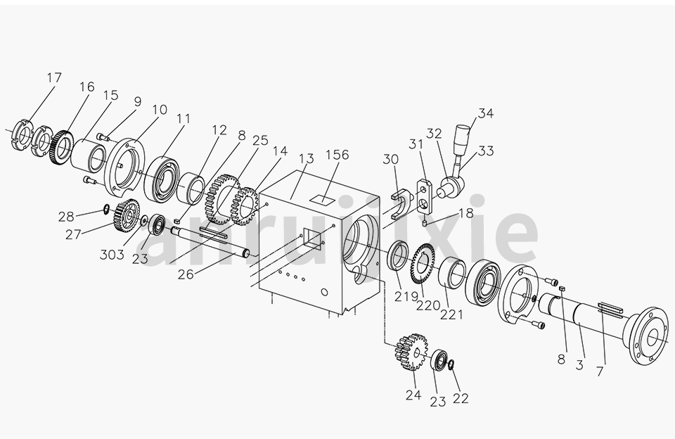 Lathe Spindle Box Headstock Assembly for SIEG C3/JET BD-7/ 7 "x 14 ...