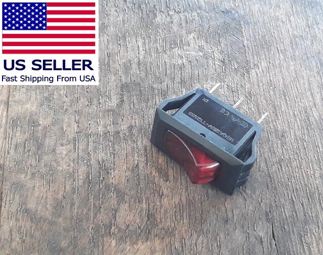 Heater Toggle/Rocker Switch for Sylvania Fireplace Model SOQC935-MBK ...