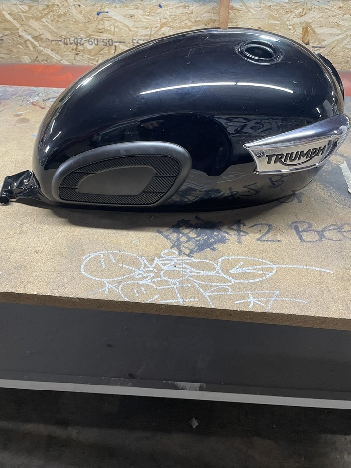 Triumph T100 Bonneville Black Gas Tank | eBay