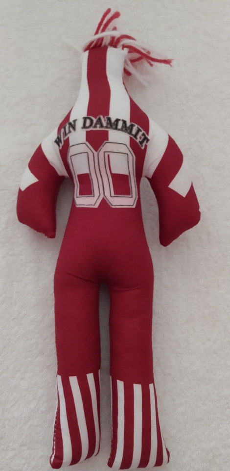 Dammit Doll 12" Win Dammit Red & White 00 Stress Relief Sports Plush ...