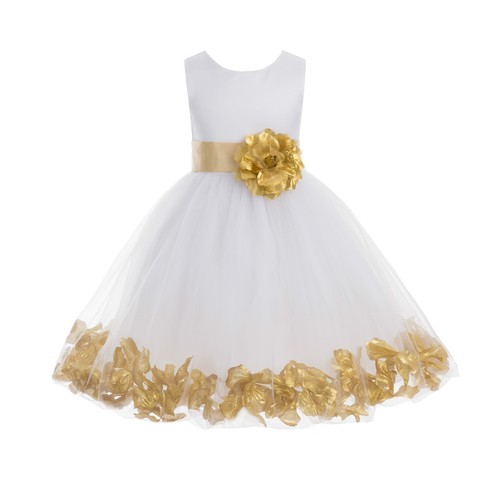Wedding Flower Girl Dress Birthday Girl Dresses Gradation Pageant Rose ...
