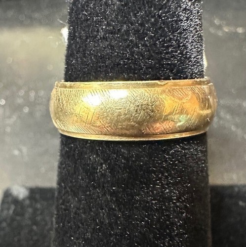 Solid 14K Yellow Gold Fit Men/ Women Band Ring DS59 | eBay