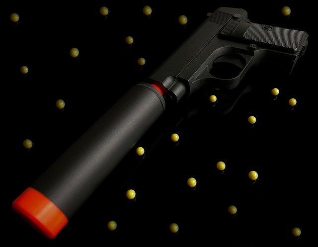 G1 Metal 911 .25 Replica Airsoft Pistol Fps-230 6mm BB Gun Super Sub ...