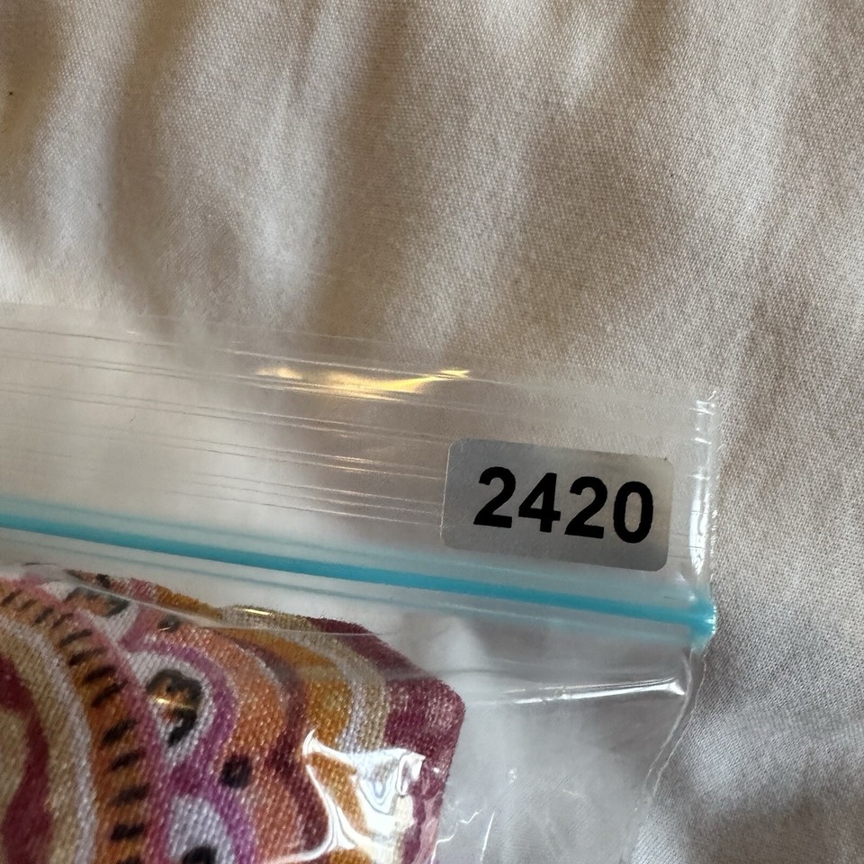 Ping Pong Linen Blend Blouse Womens 12 Orange Paisley Puff Sleeve V ...