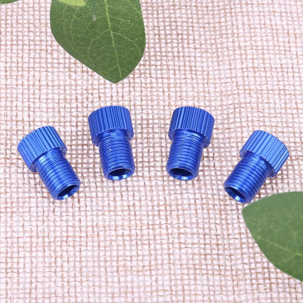 AU 4pcs Presta to Shrader Bicycle Road Bike Valve Adapters Converters ...