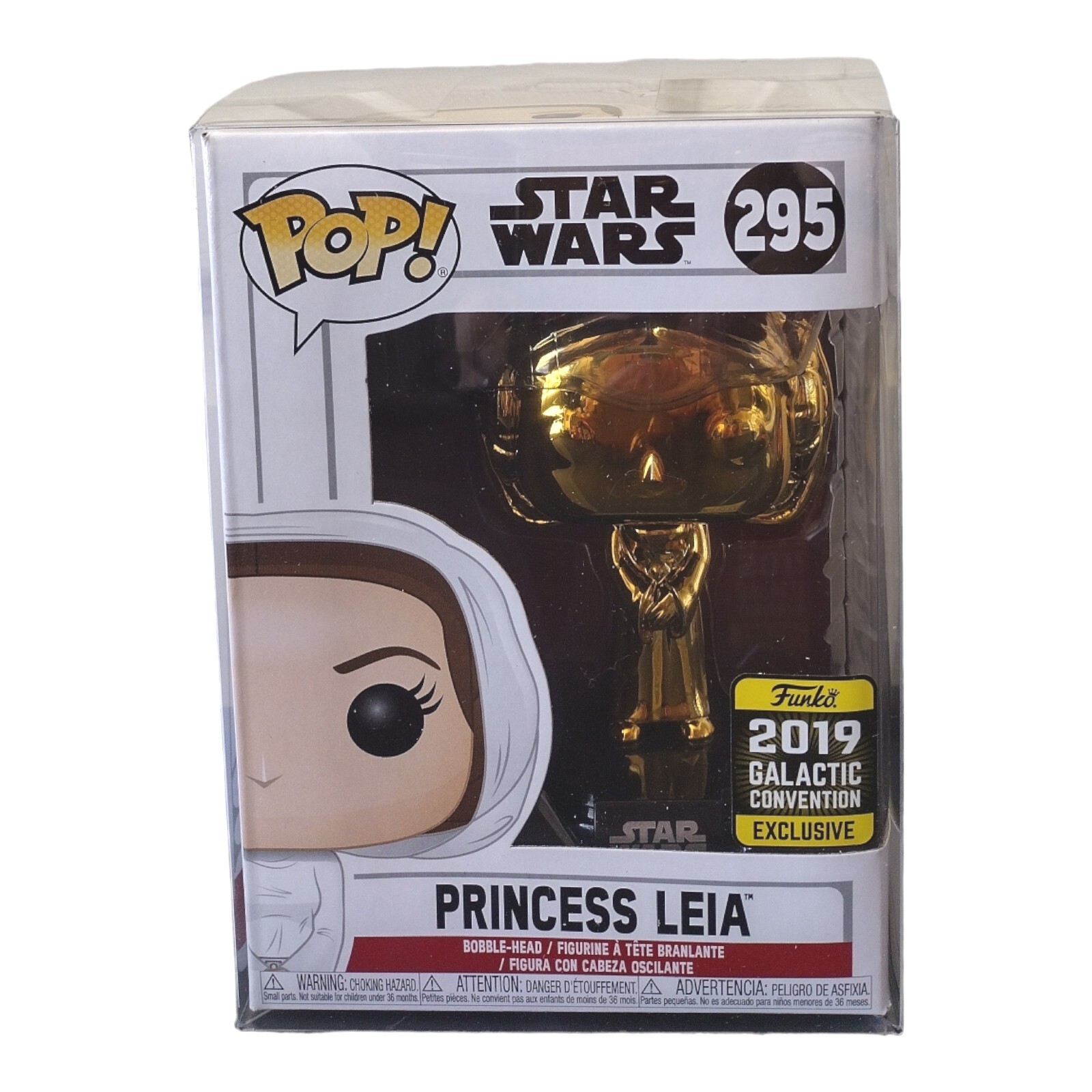 Funko Pop Star Wars Princess Leia 2019 Galactic Convention Exclusive W ...