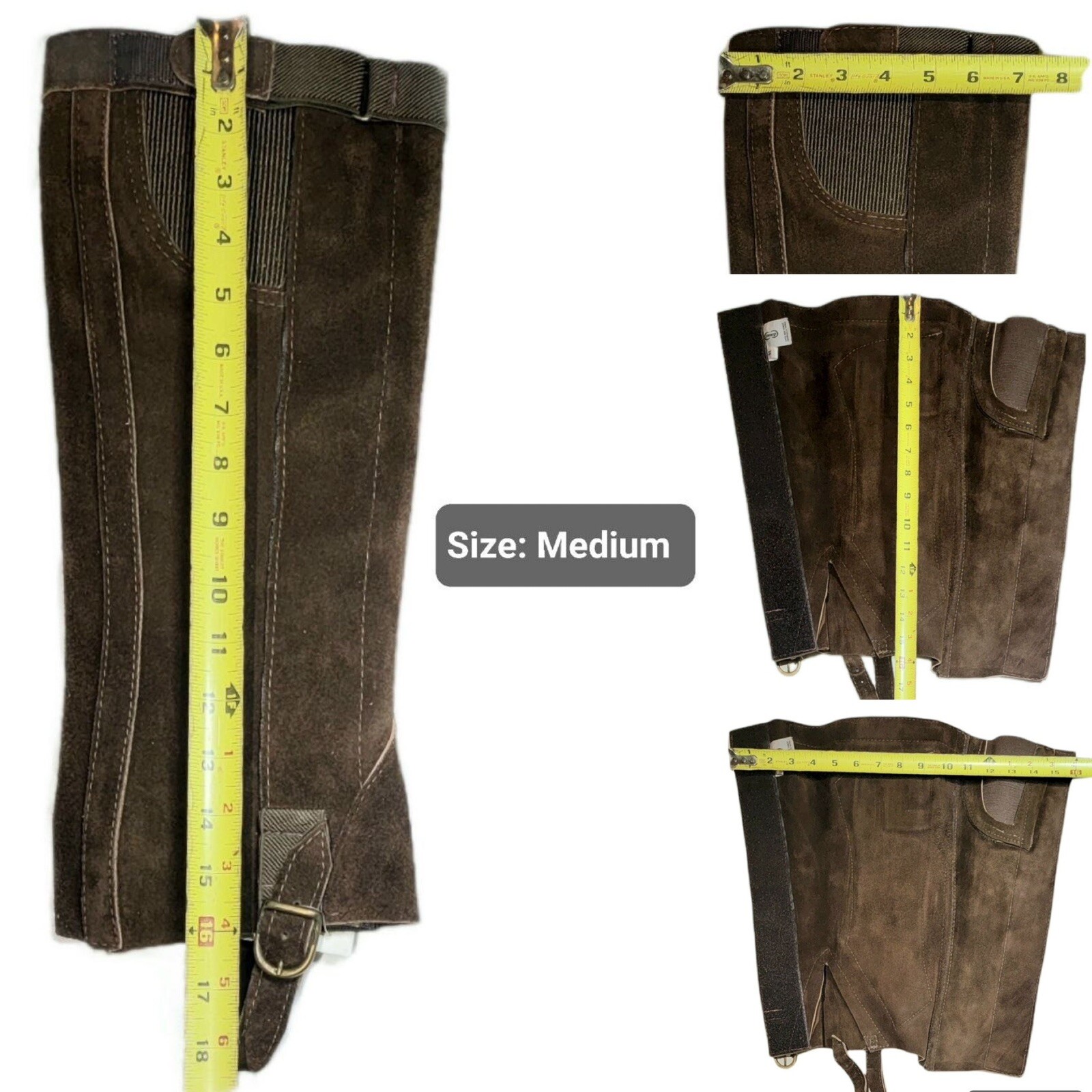 New Pair of Half Chaps Horse Riding - Adult Equestrian Chaps - Great ...