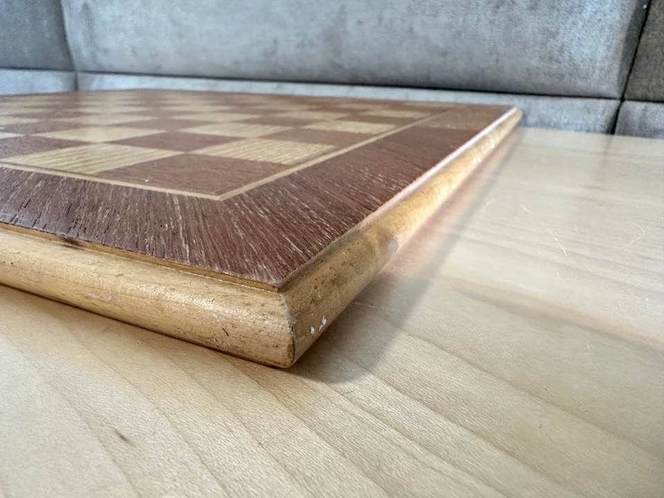 Chess board vintage chess board Germany chess board Wood chess board ...