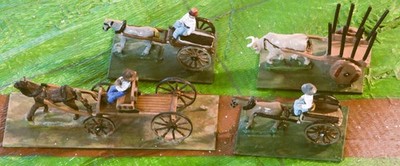15mm miniatures, ACW AMERICAN CIVIL WAR, could be Wild West, 4 small ...