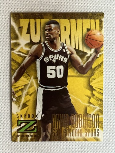 1996-97 SkyBox Z Force David Robinson #191 Zuperman Basketball Card ...