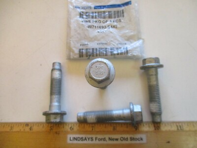 4 NEW PCS FORD 2012/2018 FOCUS, "BOLT" HEX HD W/FLG. M14X2 X 63MM ...