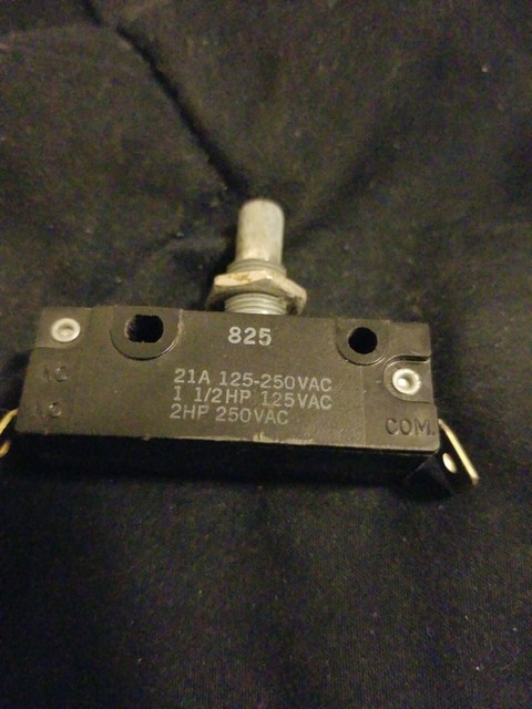 York EMB Furnace Blower Door Safety Switch 21a 1 1/2 HP 125 VAC 2hp 250 ...