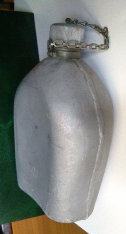 WW1 & WWII U.S. Army Canteen "LEO" 1918 1944 SM Co. bottom of cooking ...