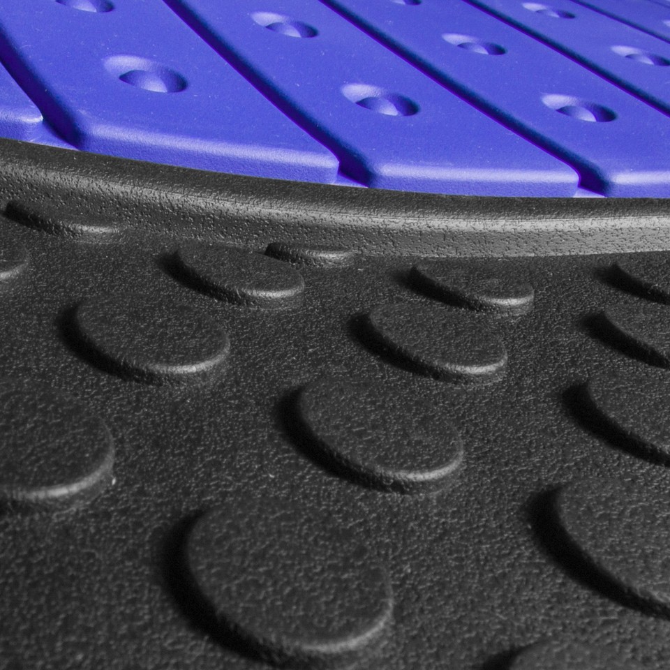 Universal Rubber Floor Mat Football Design Blue for Car SUV Van w/ FREE ...