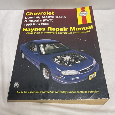Haynes Automotive Repair Manual Ser.: Haynes Chevrolet Lumina,Monte ...