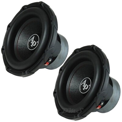 (2) Audiopipe TXX-BD2-12 | 12 Inch 1500W DVC 4 Ohm Car Audio Subwoofers ...