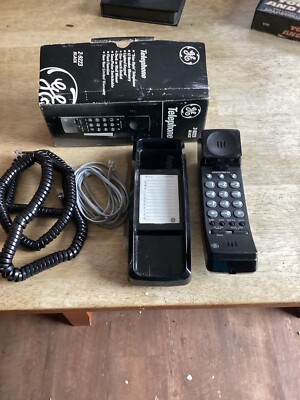 General Electric Telephone Black 2-9223 Desk Or Wall Mount 12 Number ...