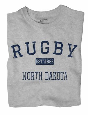 Rugby North Dakota ND T-Shirt EST | eBay