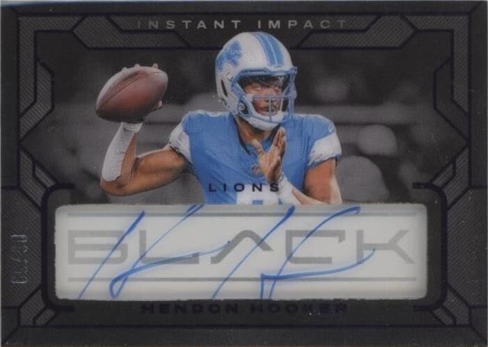 2024 Panini Black - Instant Impact Ink Hendon Hooker #III-HHR Royal /99 ...