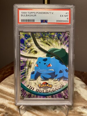 Pokemon Bulbasaur 1999 Topps Pokemon Tv Trading Card PSA 6 | eBay