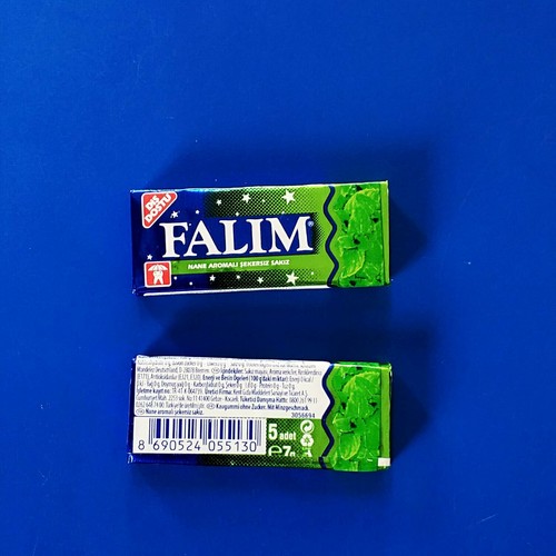 100 Stck. ALLE GESCHMACKSMISCHUNG FALIM ZUCKERFREI TÜRKISCHER KAUGUMMI ...