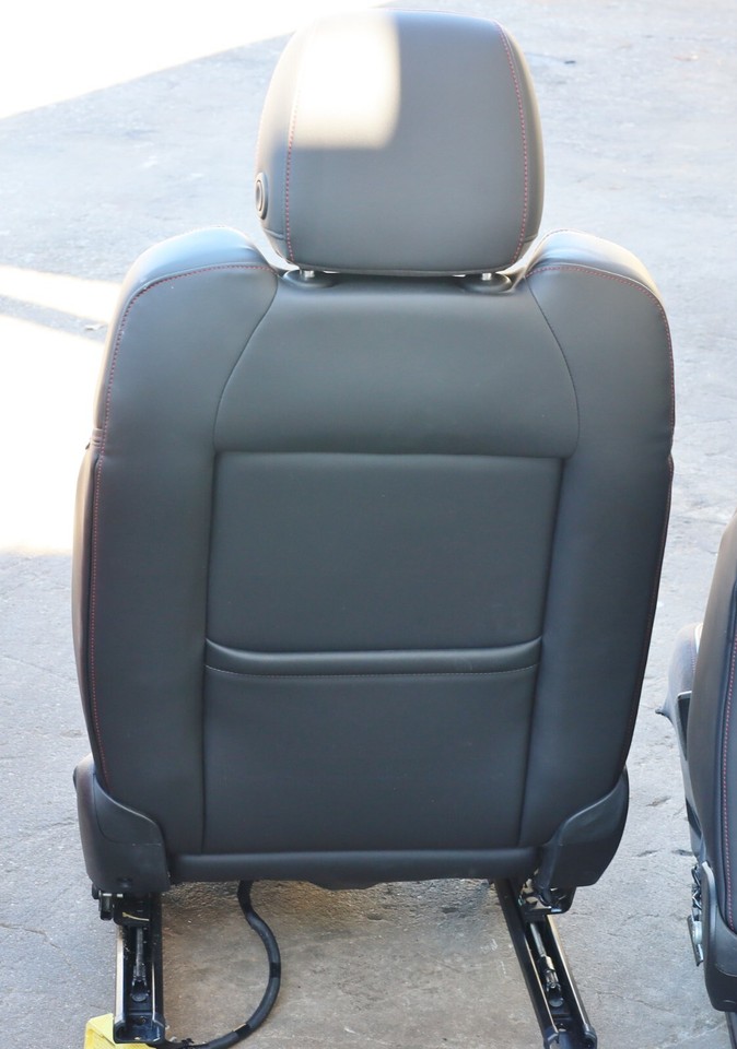 2014-2017 Chevrolet SS Sedan Black Leather & Suede Front & Rear Seats ...