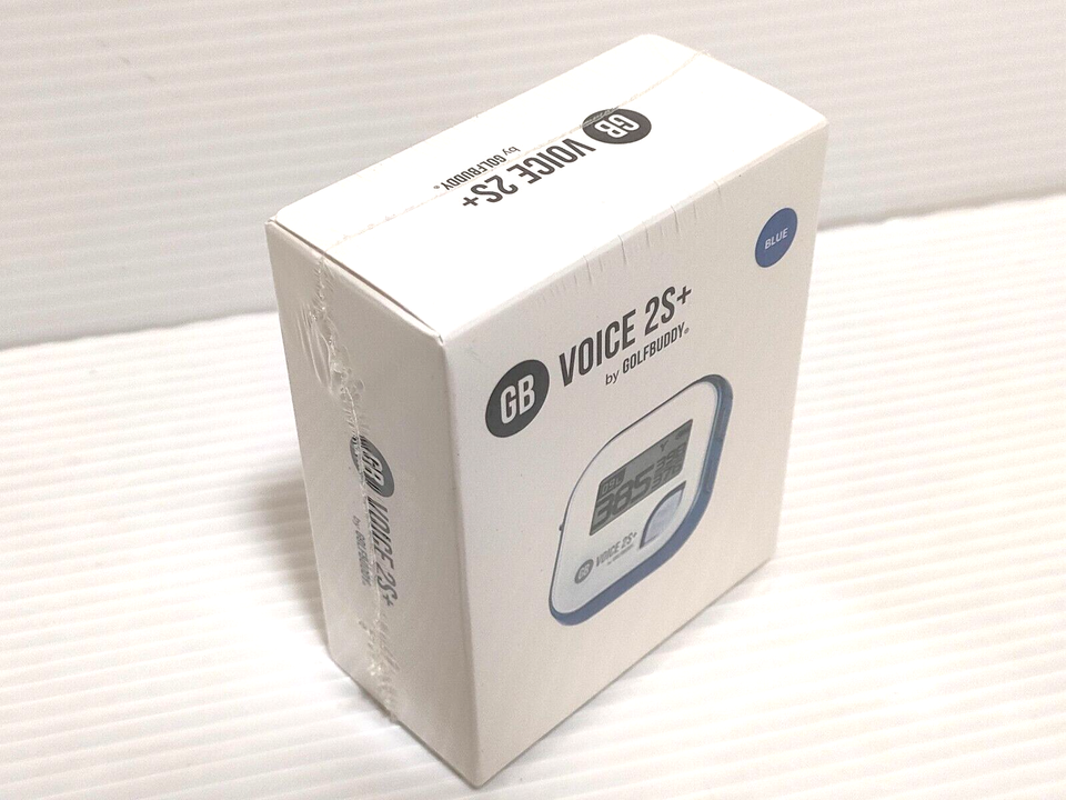 GolfBuddy Voice 2S+ Talking GPS Golf Rangefinder Navigation Blue White ...