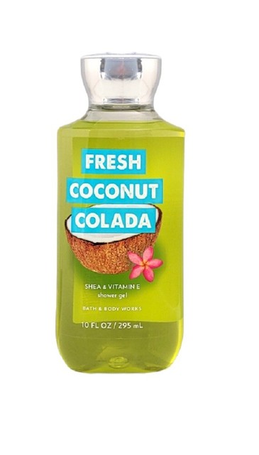 3 Bath and Body Works Fresh Coconut Colada Shower GEL 10oz for sale ...