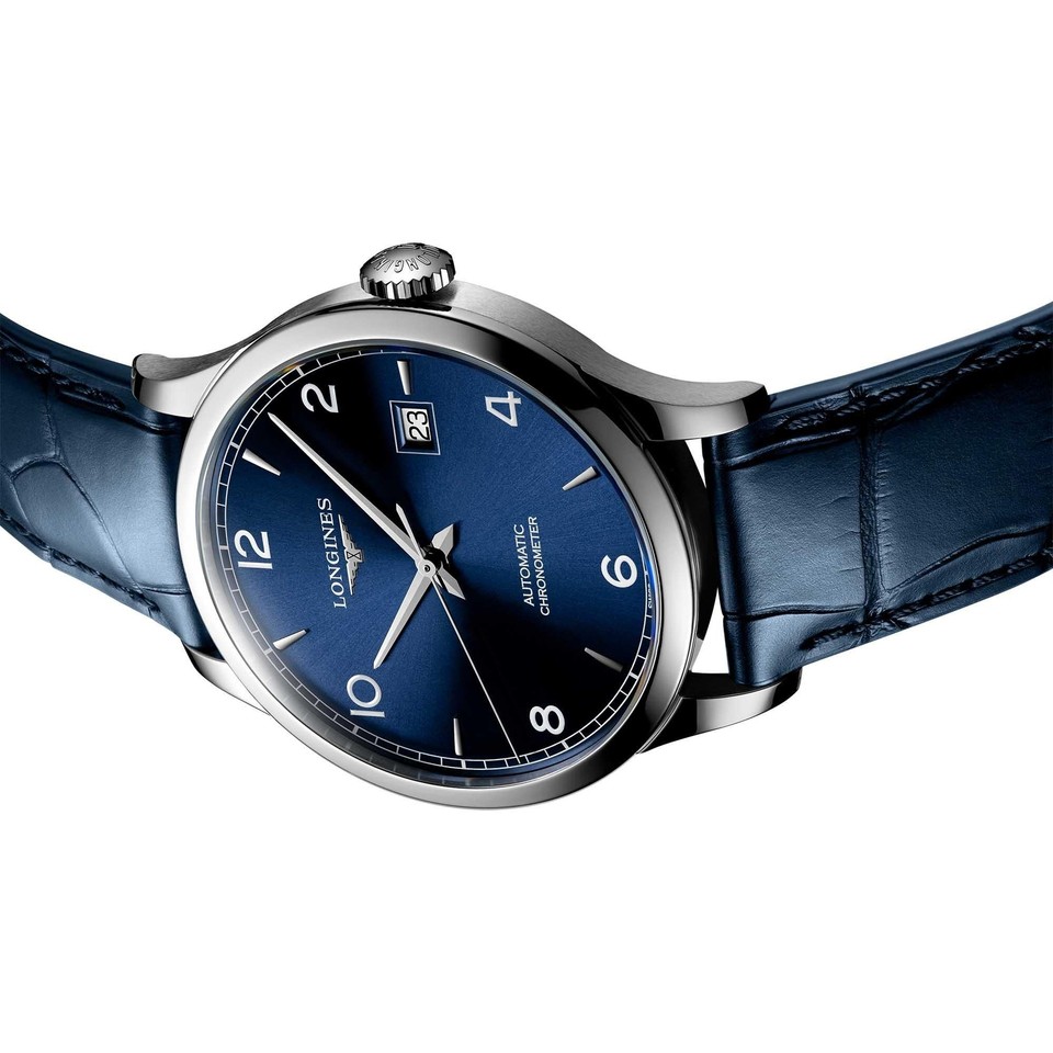 Longines Record Automatic Blue dial 40mm L2.821.4.96.4 | eBay