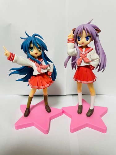 Lucky Star Konata Izumi Kagami Hiiragi Extra Figure Set of 2 SEGA | eBay