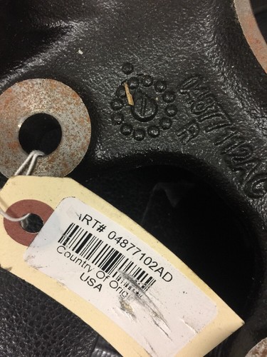 MOPAR OEM STEERING KNUCKLE 4877102AD Right / Rear | eBay