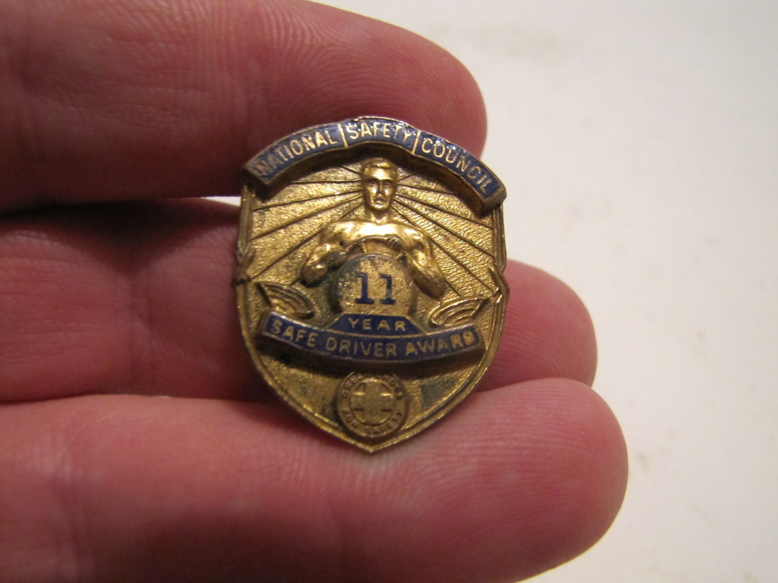 NATIONAL SAFETY COUNCIL 11 YEAR SAFE DRIVER PIN LARGE | eBay