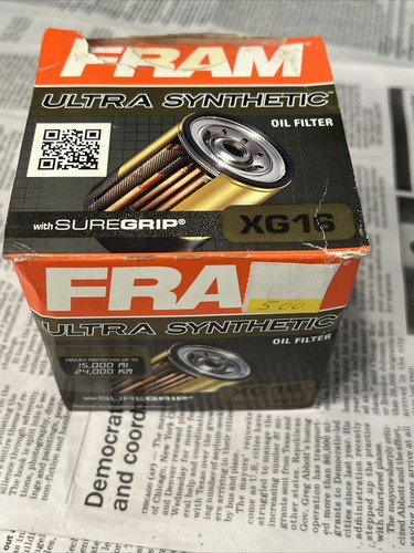 Fram XG16 Ultra Sythetic Xtended Guard Oil Filter with Sure Grip | eBay