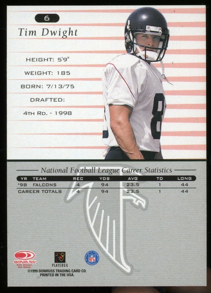 1999 Donruss Tim Dwight Card #6 | eBay